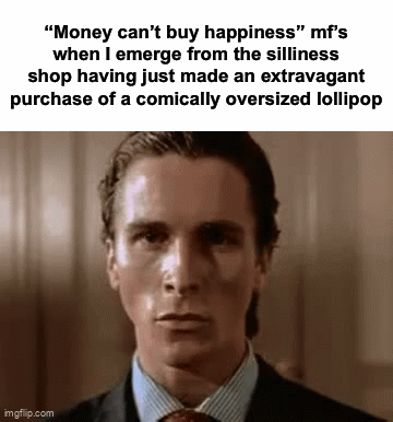 Patrick Bateman stares - Imgflip