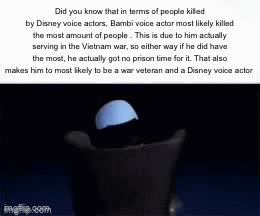 Did you know that in terms of people killed by Disney voice actors ...
