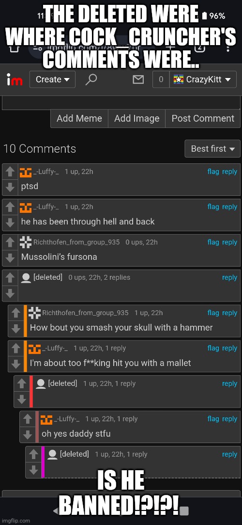 Is he gone?! - Imgflip