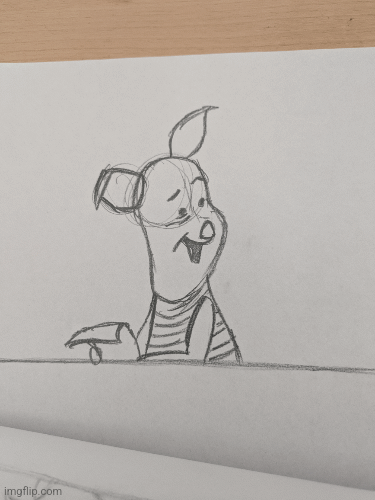 Animating Piglet. By Saeho Oh. - Imgflip