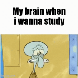 My brain is always deactivated when i wanna study - Imgflip