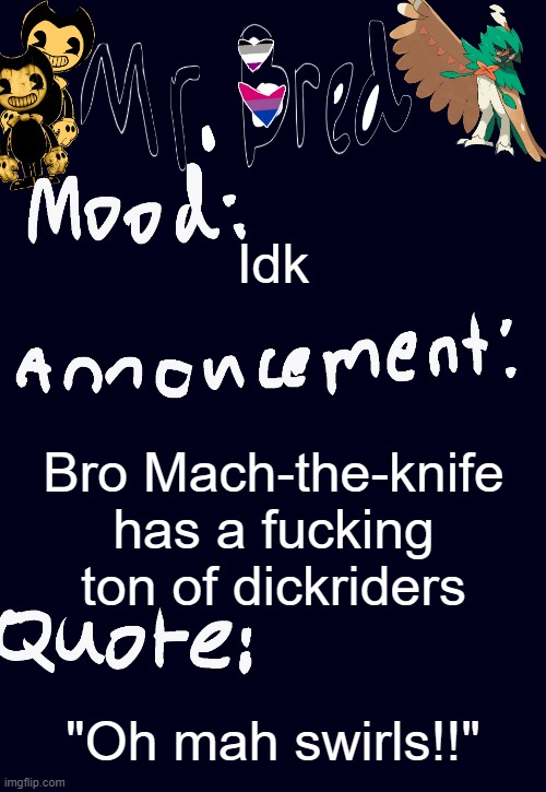 Bred’s announcement temp :3 - Imgflip