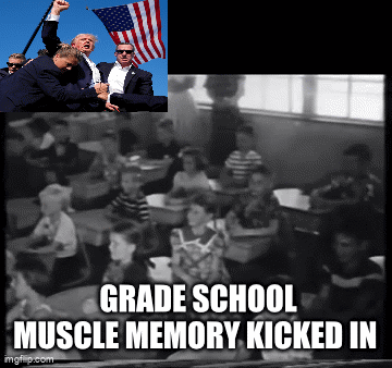 Instincts and muscle memory kicked in - Imgflip