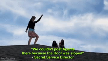 Image tagged in gifs,secret service,roof,trump,2024,assassination - Imgflip