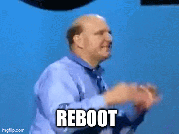 Reboot Reboot Reboot - Imgflip