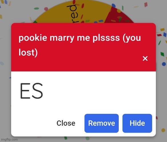ignore the pop-up message - Imgflip