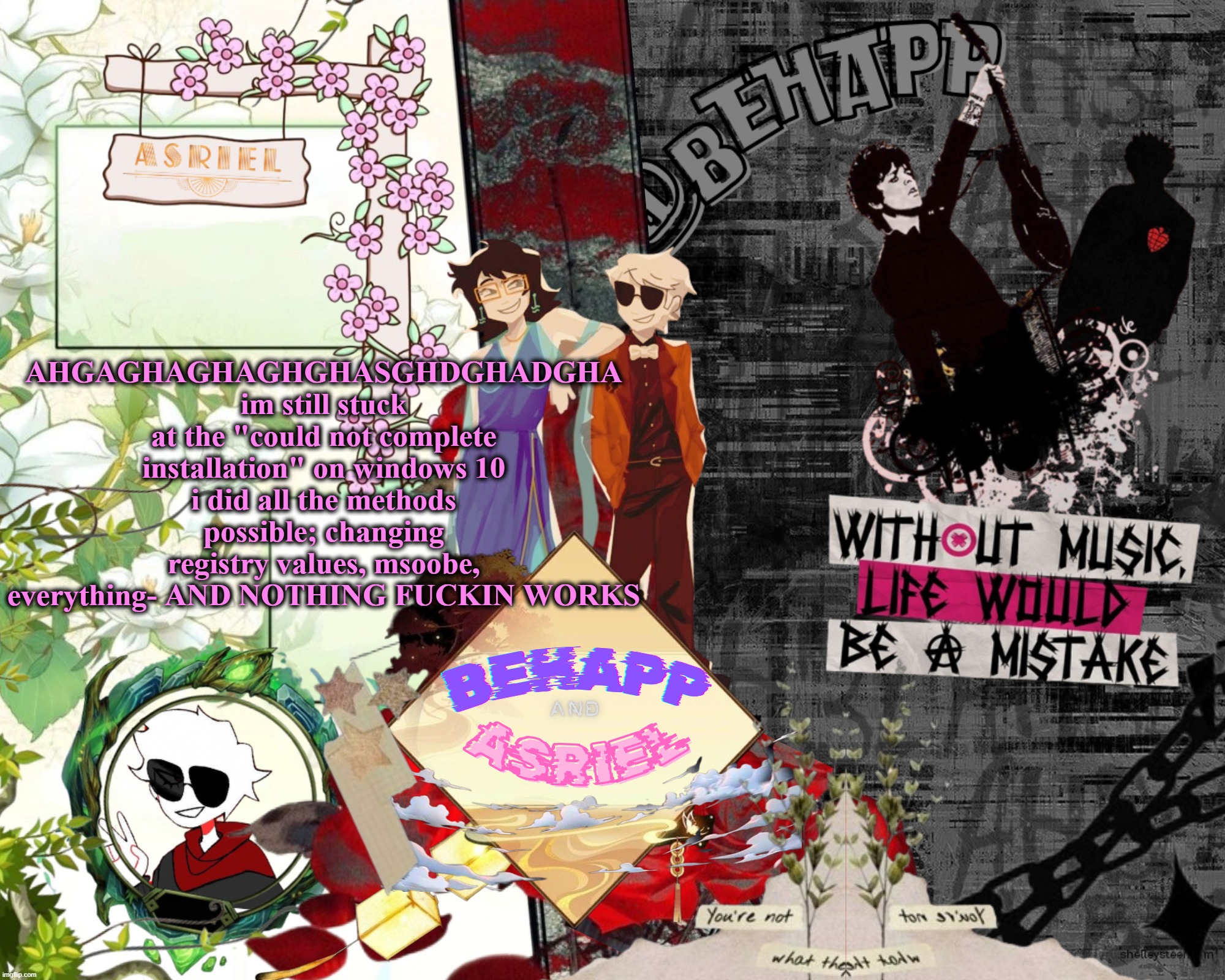 is there a way to install an older OS while stuck in this BS loop or no ...