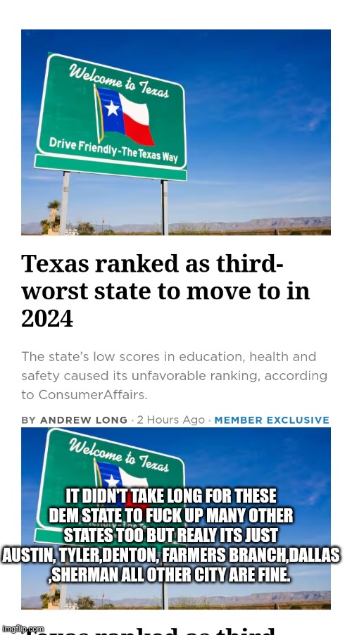 Don't move here - Imgflip