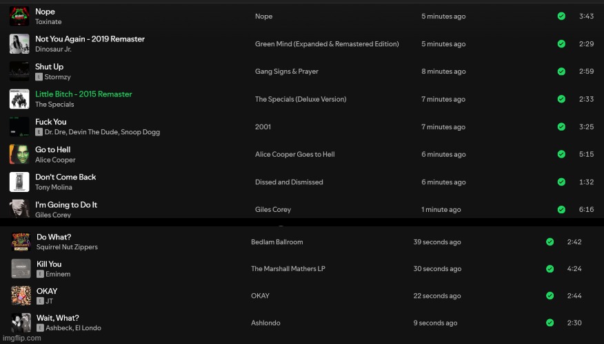 Spotify Shenanigans - Imgflip