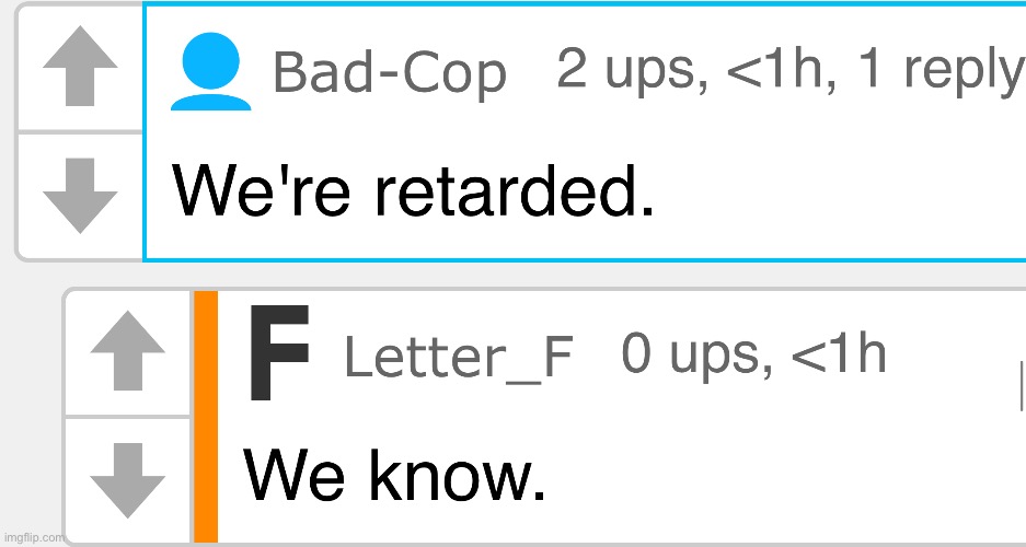 we all know, bad-cop - Imgflip