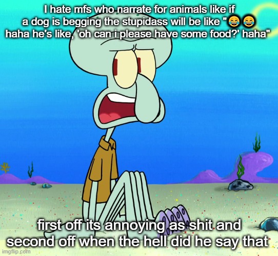 squidward sitting - Imgflip