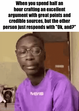It kills your whole argument - Imgflip