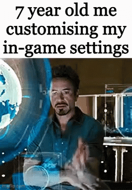 me measuring the exact amount that i need to adjust my fov to - Imgflip