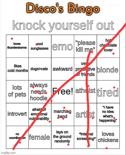Disco's Bingo - Imgflip