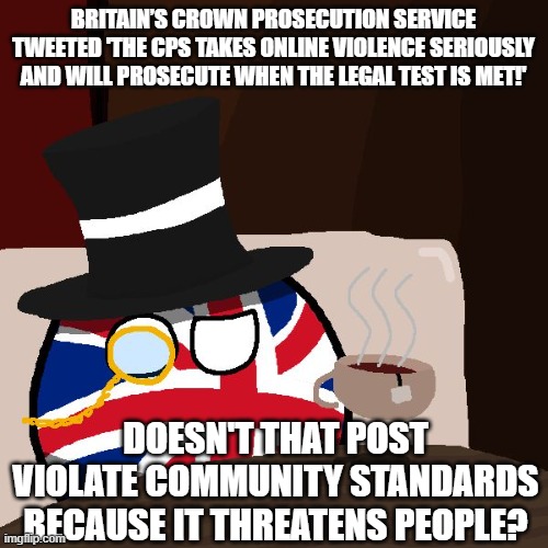 Hypocrisy in Jolly Ole England - Imgflip