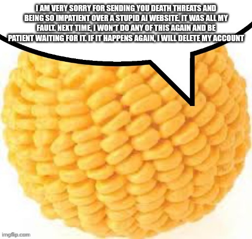 Cornball speech bubble - Imgflip