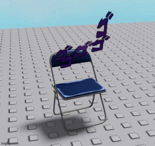 Image tagged in roblox,chair - Imgflip
