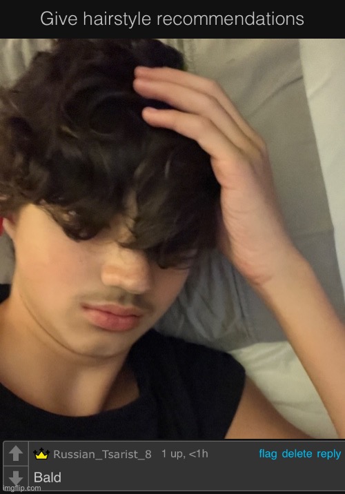 Make him get a bald shave - Imgflip