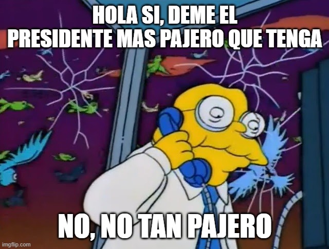 simpsons moleman phonecall - Imgflip