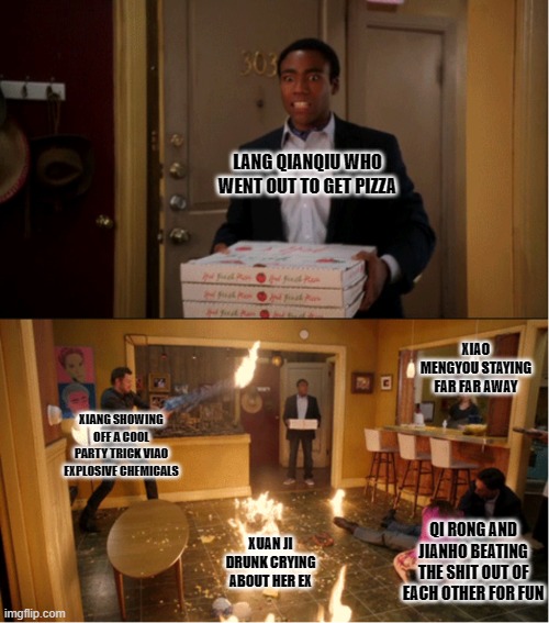 Community Fire Pizza Meme - Imgflip
