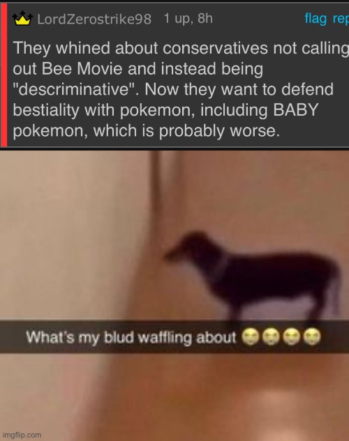 Image tagged in what's my blud waffling about - Imgflip