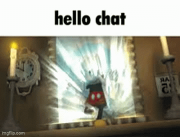 Hello Chat (Epic Mickey) - Imgflip