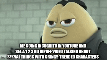 1 2 3 go Is cringy, and ripoff channels are more cringier - Imgflip