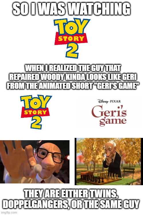 pixar rly likes reusing characters - Imgflip