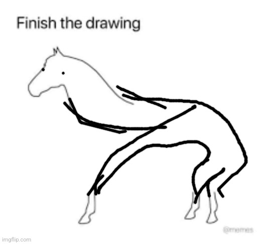 Finish the drawing - Imgflip