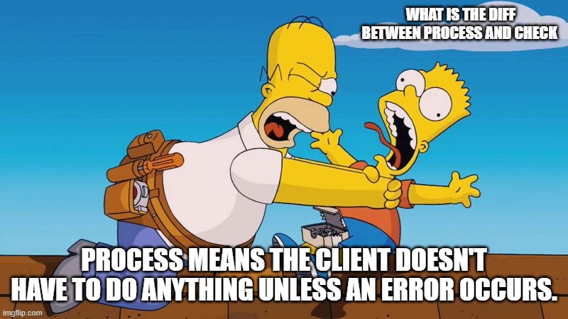 Homer choking Bart - Imgflip