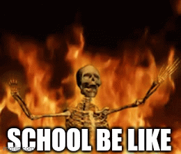 skeleton burning - Imgflip