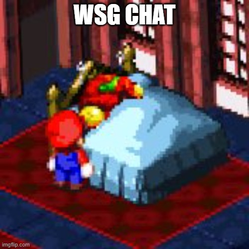 Samus sleeping in a bed in Super Mario RPG - Imgflip