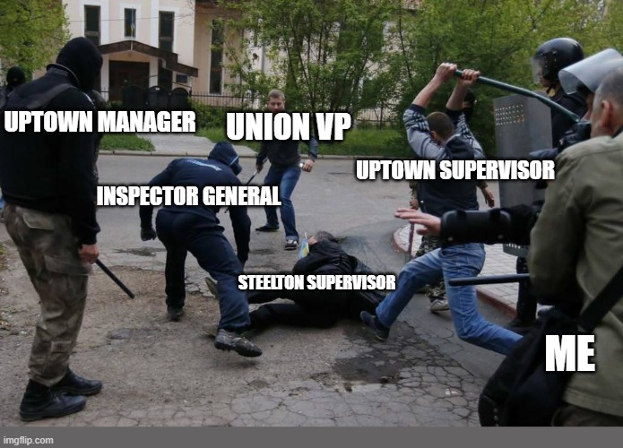 Man lying on the ground beaten with sticks - Imgflip