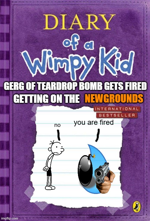 Diary of a Wimpy Kid Cover Template - Imgflip
