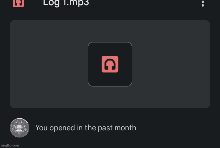 Does anyone know how to make an audio file on drive preferably on phone - Imgflip