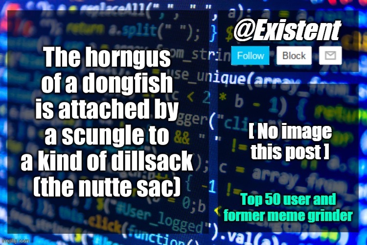 existent announcement temp - Imgflip