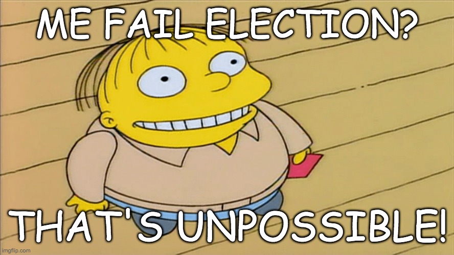FARK.com: (13368996) Trump channels his inner Ralph Wiggum on the bus