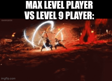 "level too low, pvp disabled" - Imgflip