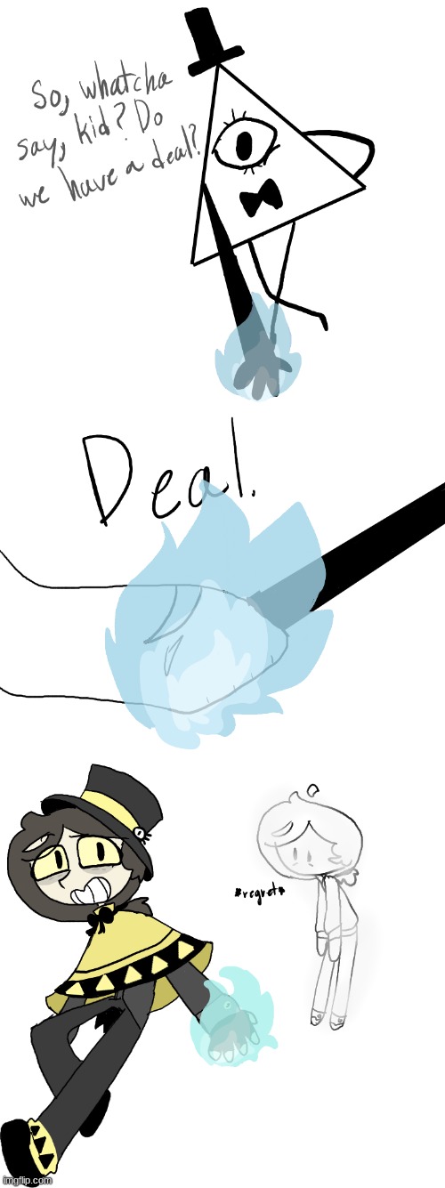 The 'draw urself possessed by Bill Cipher' thing - Imgflip