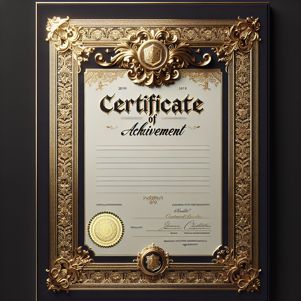 award certificate Blank Template - Imgflip
