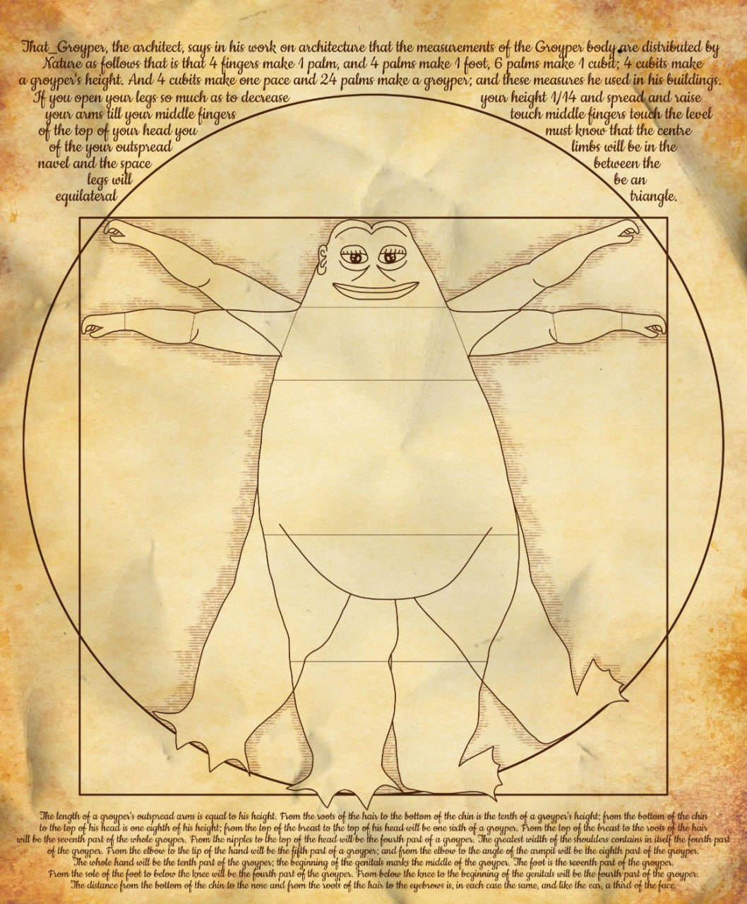 groyper Da Vinci Blank Template - Imgflip