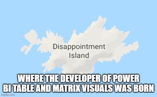 Disappointment Island - Imgflip