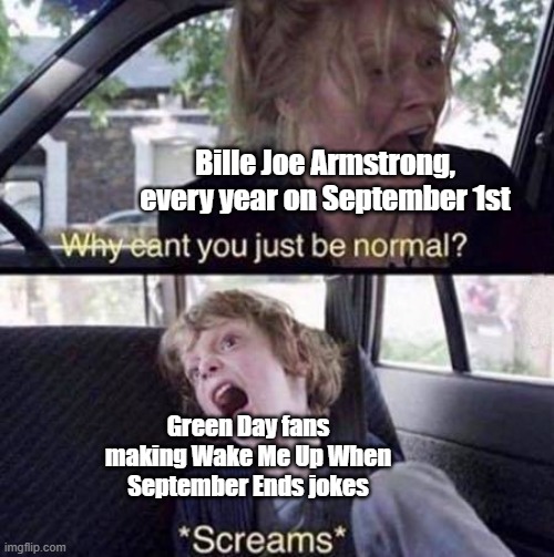 Why Can't You Just Be Normal - Imgflip