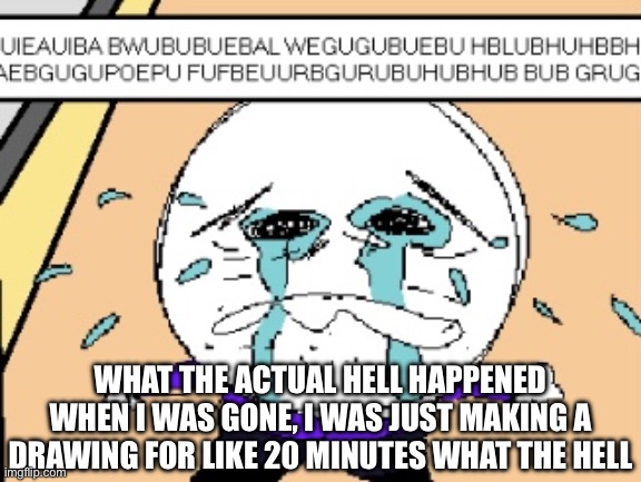 Protagonist crying - Imgflip