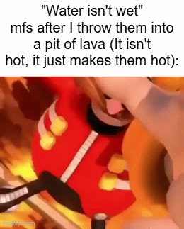 Eggman falls into lava - Imgflip