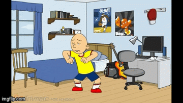 Caliou cry like a baby - Imgflip