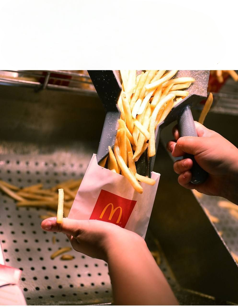 putting fries bag Memes - Imgflip