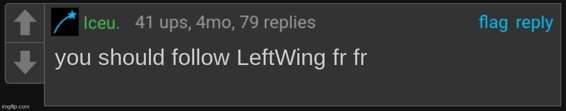 he said it, not me, and as you can see this isn't even a template so ...