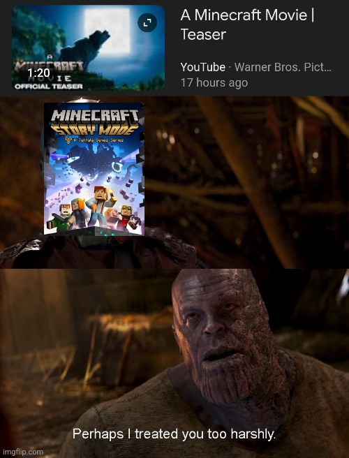 Image tagged in nebula perhaps i treated you too harshly - Imgflip