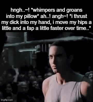 Eminem Rapping To Crowd - Gif Version - Imgflip